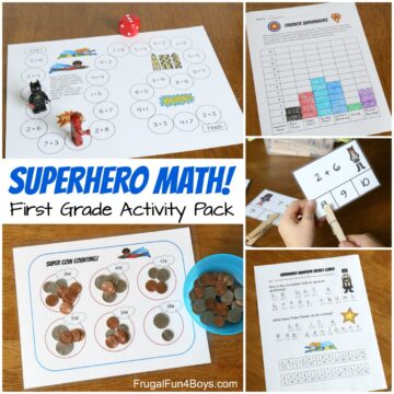 Printable Superhero Writing Starters - Frugal Fun For Boys and Girls