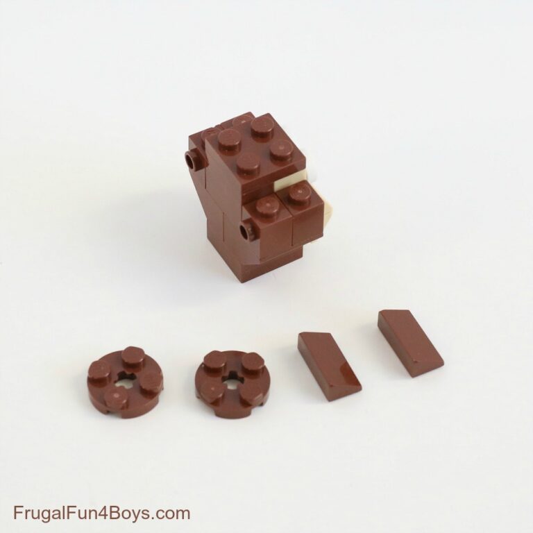 How to Build a Silly LEGO Monkey - Frugal Fun For Boys and Girls