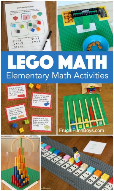LEGO Math Activities for Elementary Kids - Frugal Fun For Boys and Girls