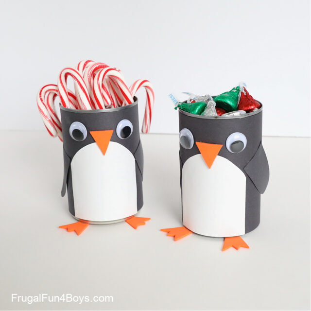 Penguin Can Treat Holder - Frugal Fun For Boys and Girls