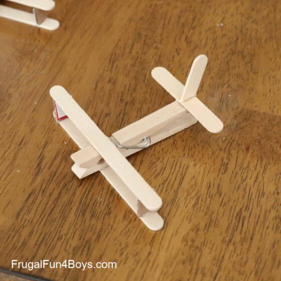 Adorable Clothespin Airplane Valentines - Frugal Fun For Boys and Girls