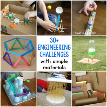 Index Card Castles {STEM Challenge} - Frugal Fun For Boys and Girls