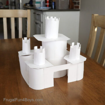 Index Card Castles {STEM Challenge} - Frugal Fun For Boys and Girls