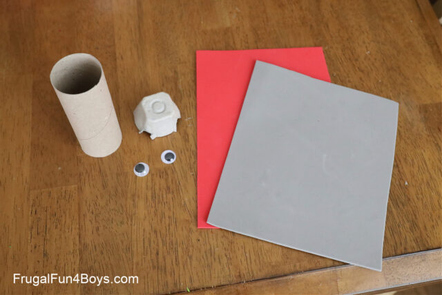 Paper Roll Dragon Craft - Frugal Fun For Boys and Girls