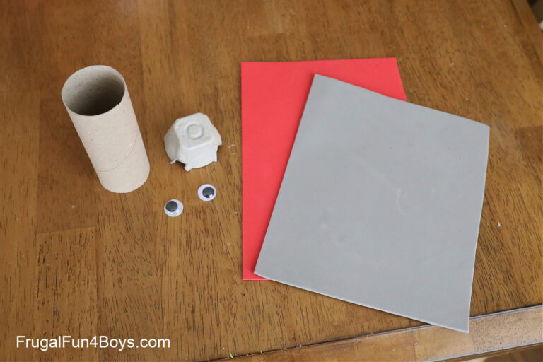 Paper Roll Dragon Craft - Frugal Fun For Boys and Girls