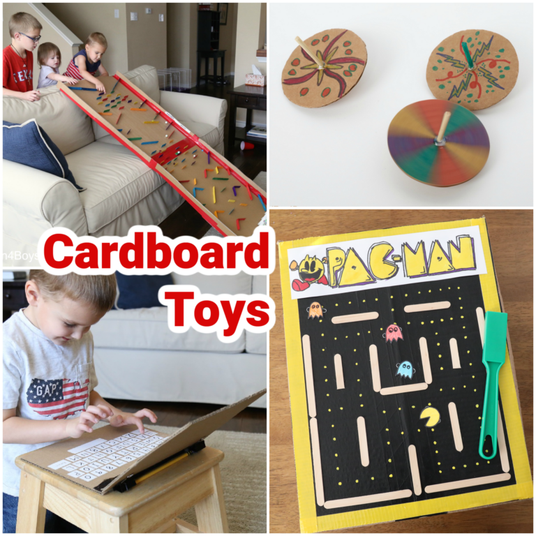 The BEST Cardboard Crafts, Toys, and Art - Frugal Fun For Boys and Girls