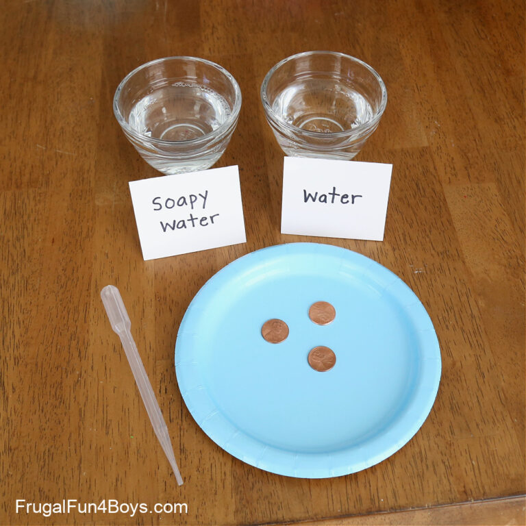 Drops of Water on a Penny {Awesome Science!} - Frugal Fun For Boys and ...