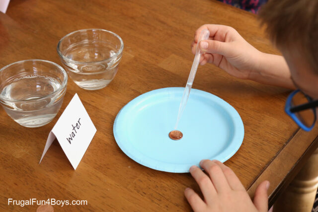 Drops of Water on a Penny {Awesome Science!} - Frugal Fun For Boys and ...