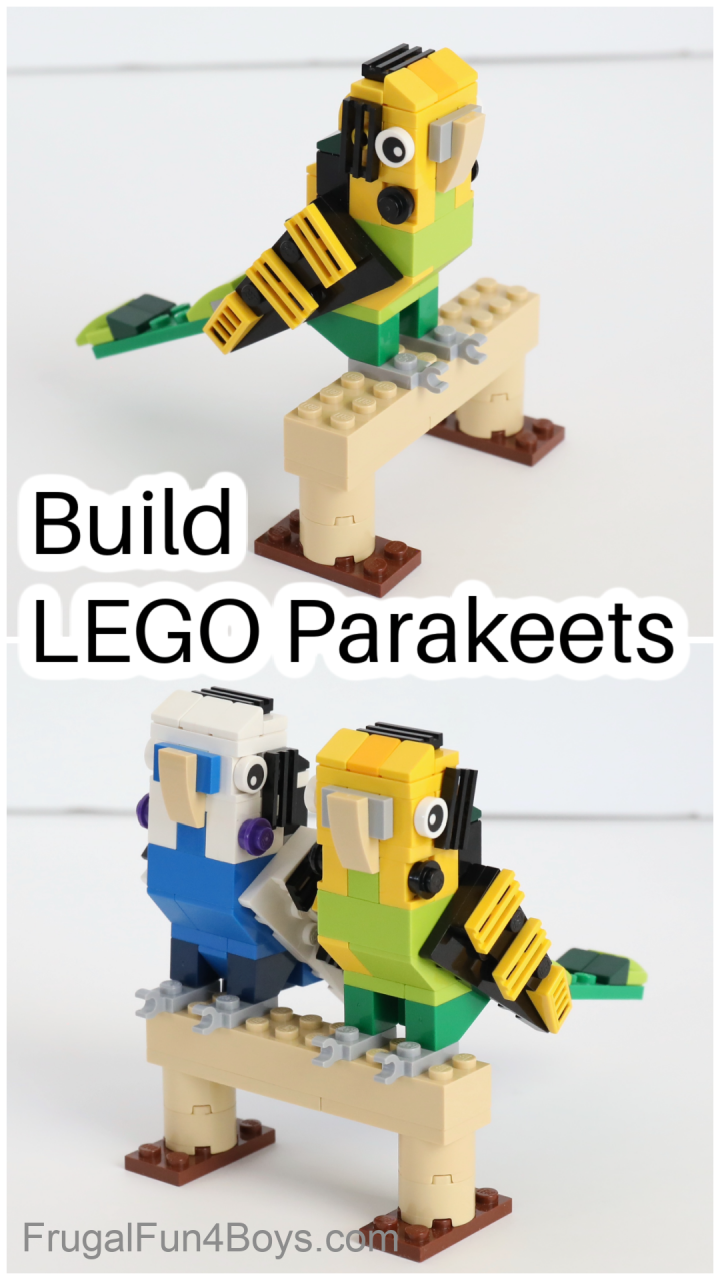 How to Build LEGO Parakeets - Frugal Fun For Boys and Girls