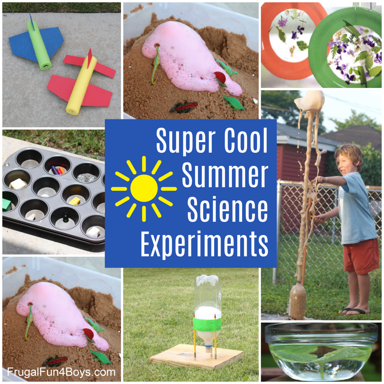 Summer Science Experiments and Activities for Kids! - Frugal Fun For ...