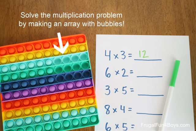 Bubble Pop Math Games - Frugal Fun For Boys and Girls