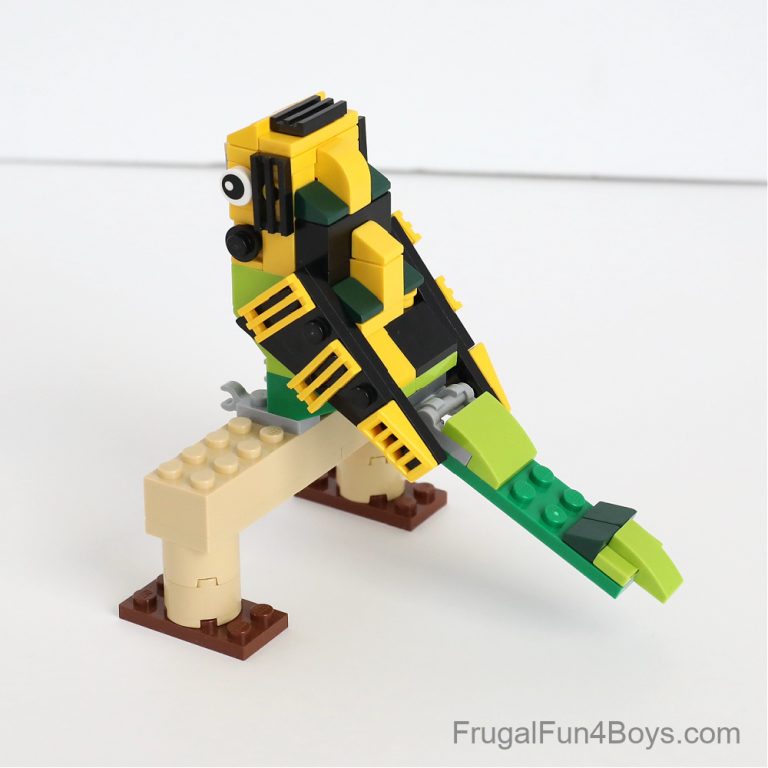 How to Build LEGO Parakeets - Frugal Fun For Boys and Girls
