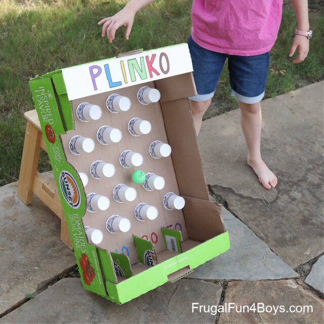 Cardboard Carnival Games {Challenge for Kids} - Frugal Fun For Boys and ...