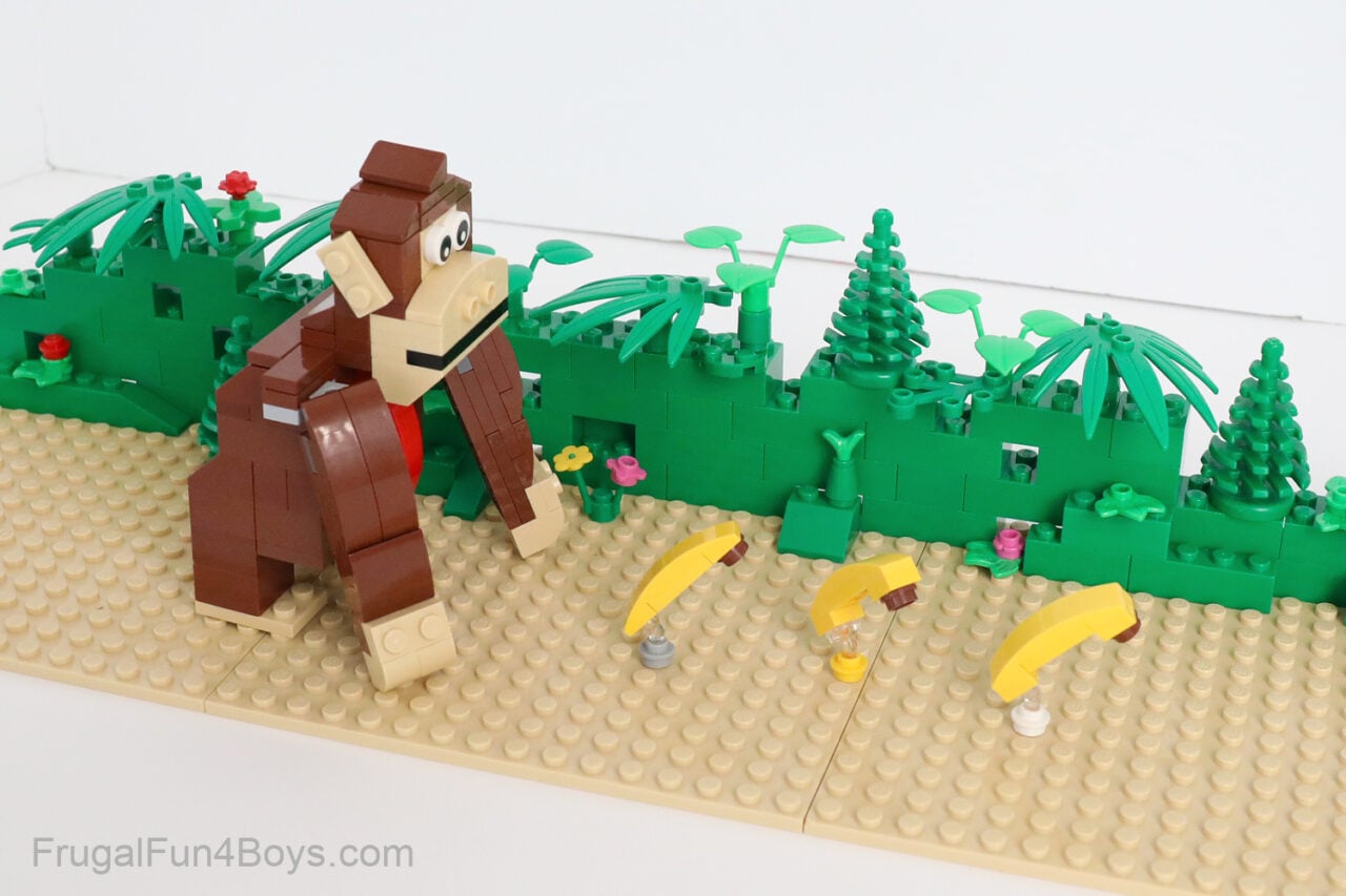 Build Donkey Kong with LEGO Bricks - Frugal Fun For Boys and Girls