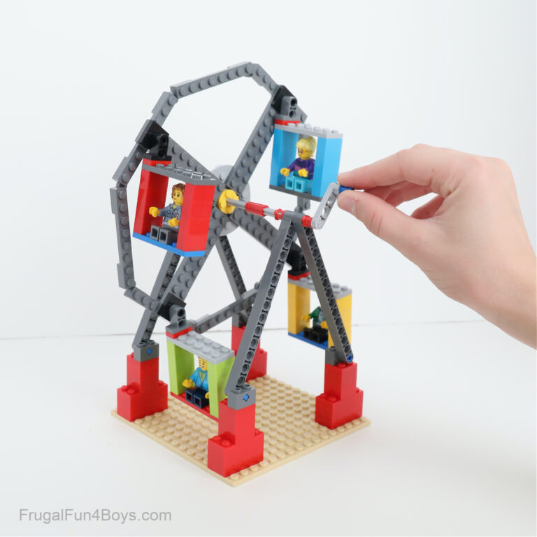 Build Your Own LEGO Ferris Wheel - Frugal Fun For Boys and Girls