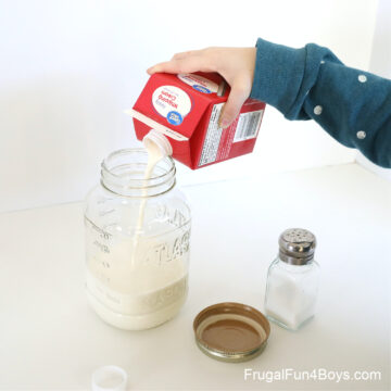 How to Make Butter in a Jar - Frugal Fun For Boys and Girls