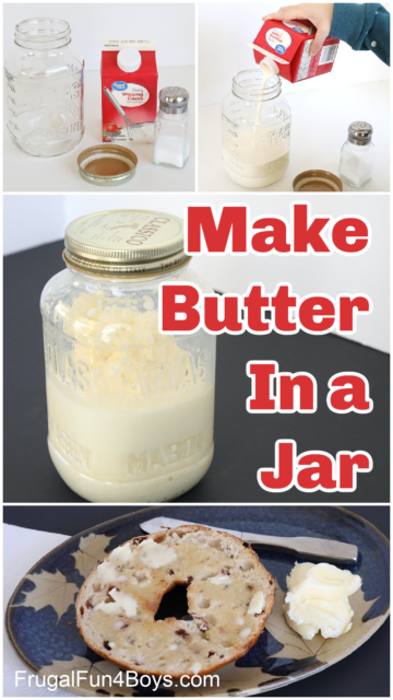 How to Make Butter in a Jar - Frugal Fun For Boys and Girls