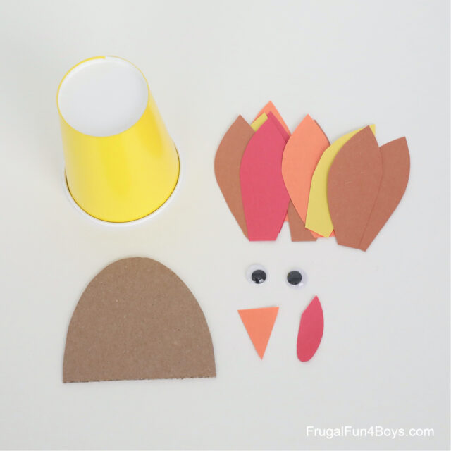 Paper Cup Turkey Craft - Frugal Fun For Boys and Girls