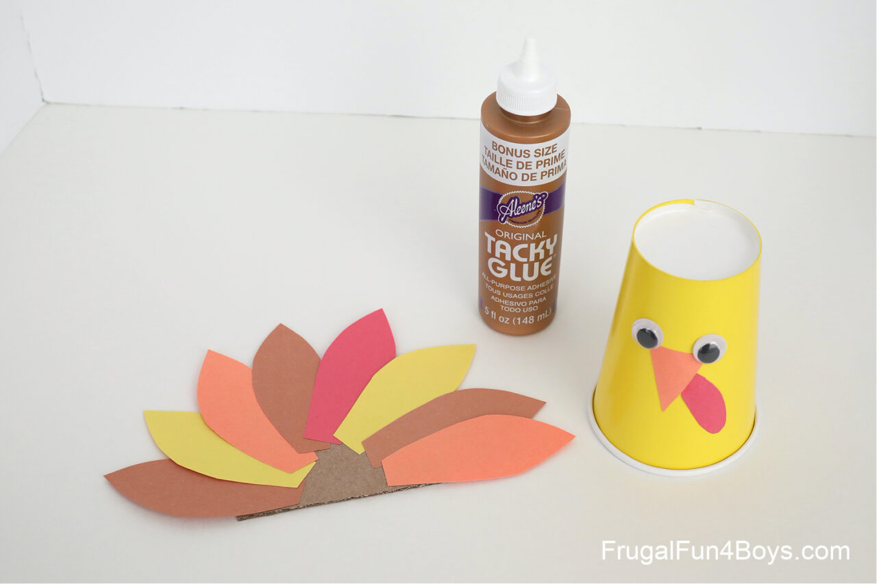 Paper Cup Turkey Craft - Frugal Fun For Boys and Girls