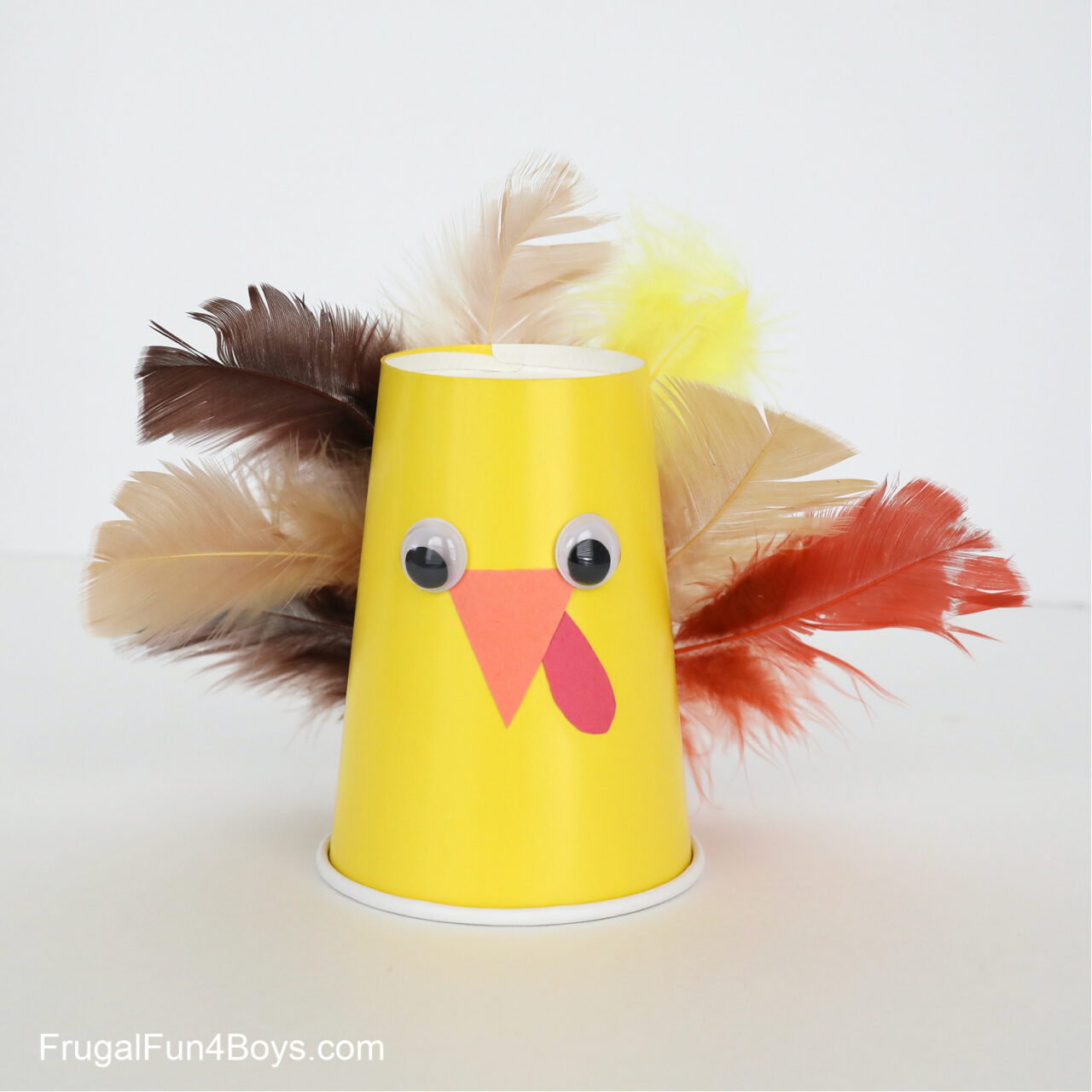 Paper Cup Turkey Craft - Frugal Fun For Boys and Girls