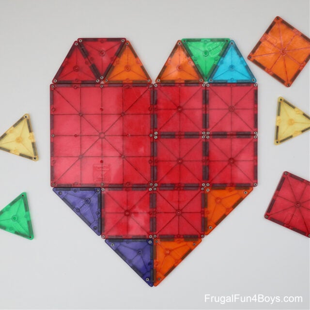 Build a Heart STEM Challenge - Frugal Fun For Boys and Girls