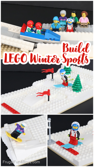 Build Winter Sports with LEGO Bricks - Frugal Fun For Boys and Girls