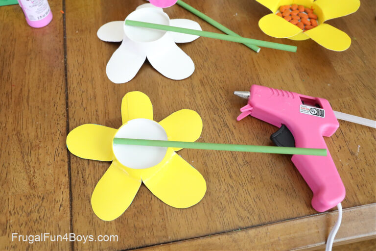 Paper Cup Flower Craft - Frugal Fun For Boys and Girls