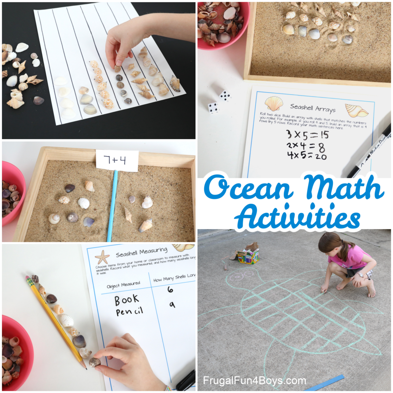 Ocean Math Activities for Elementary Students - Frugal Fun For Boys and ...