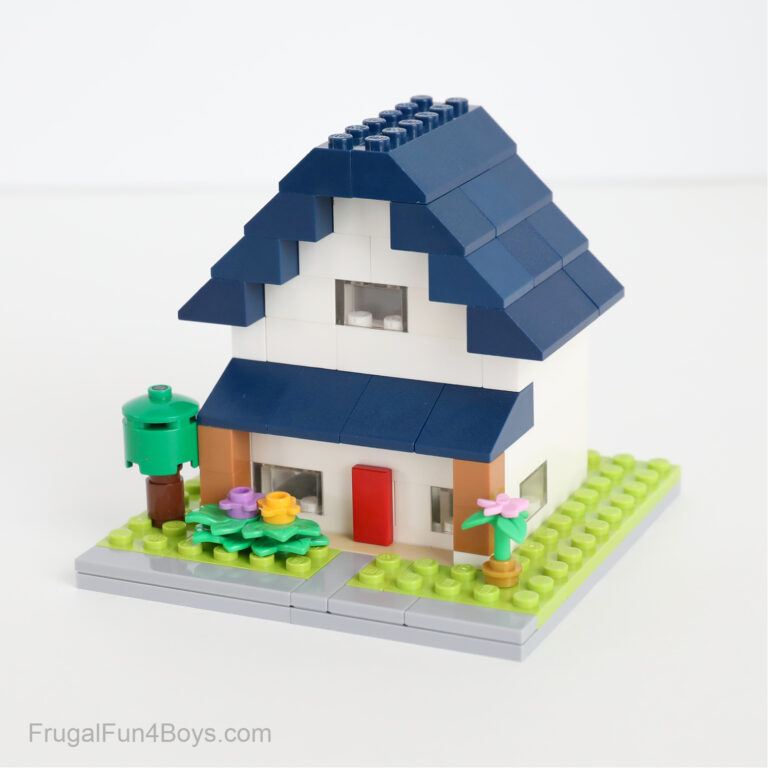 Build a LEGO Tiny Neighborhood - Frugal Fun For Boys and Girls