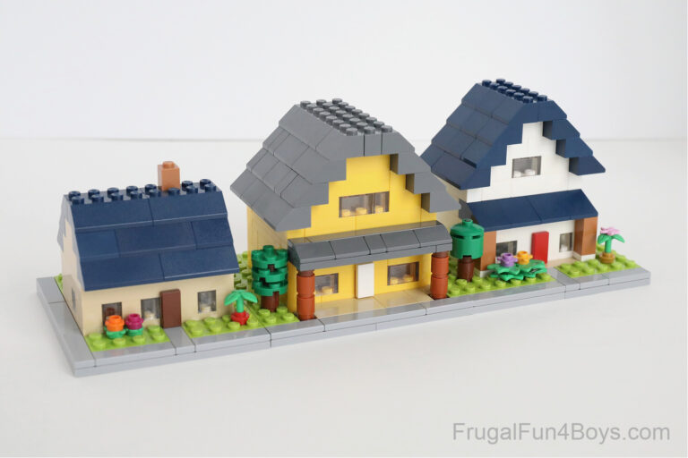 Build a LEGO Tiny Neighborhood - Frugal Fun For Boys and Girls