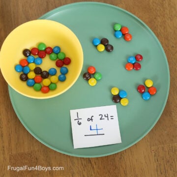 Hands-On Fractions Activities - Frugal Fun For Boys and Girls