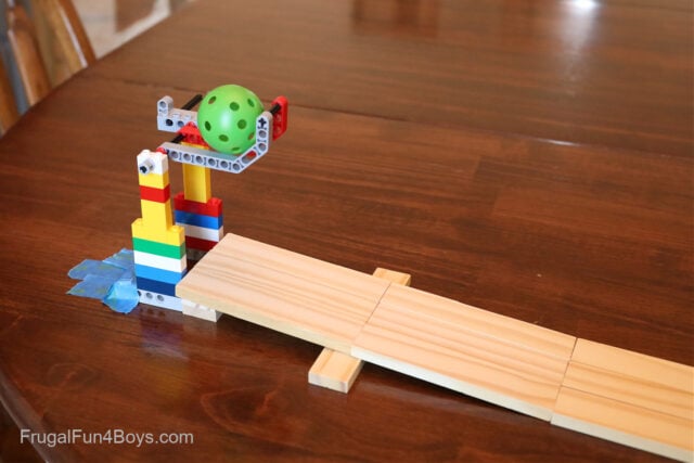 Pumpkin Rube Goldberg Machine Challenge - Frugal Fun For Boys and Girls