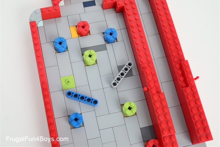 Build Your Own LEGO Pinball Machine - Frugal Fun For Boys and Girls