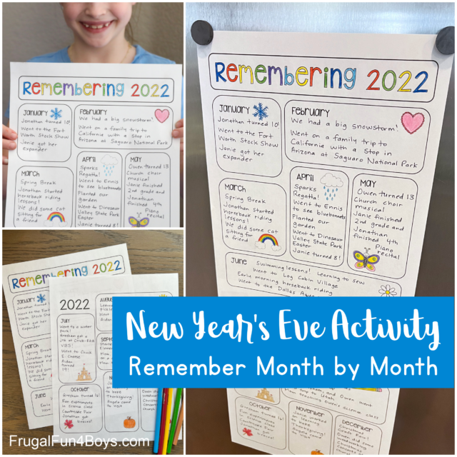 New Year's Eve Activities for Kids - Frugal Fun For Boys and Girls