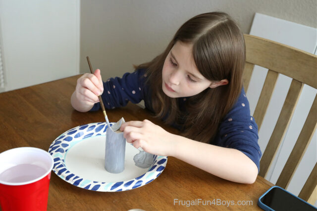 Toilet Paper Roll Cat Craft - Frugal Fun For Boys and Girls