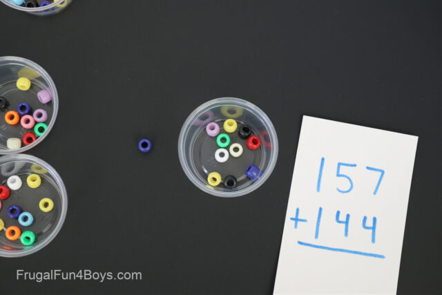 Pony Beads Place Value Activity - Frugal Fun For Boys and Girls