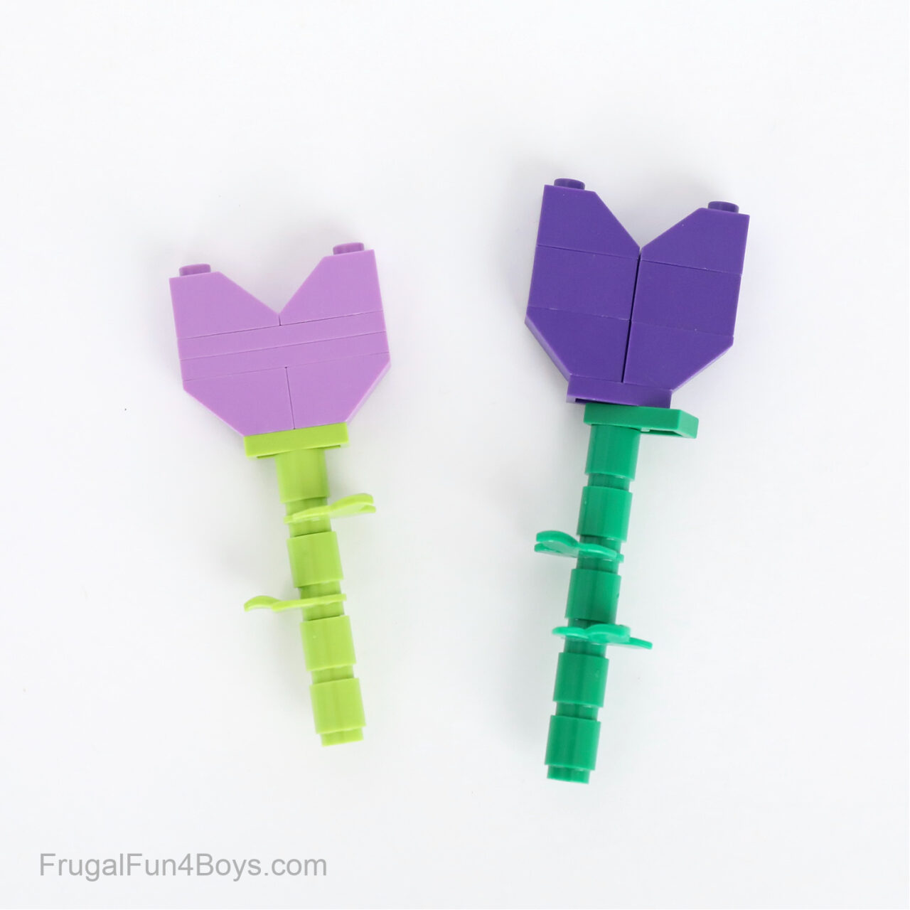 Build LEGO Flowers - Frugal Fun For Boys and Girls