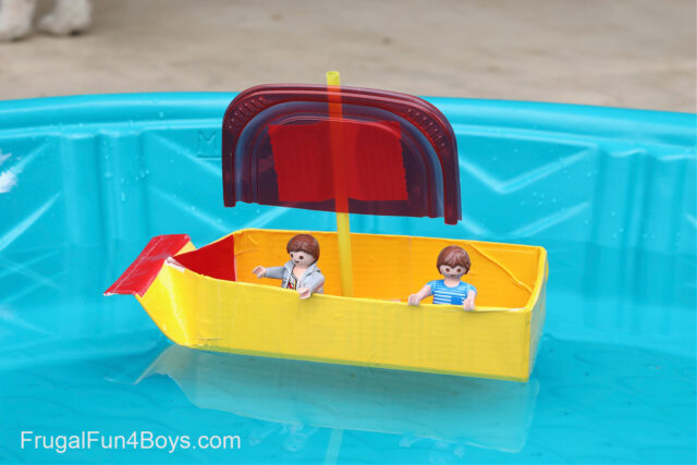 Building Boats from Recycled Materials - Frugal Fun For Boys and Girls