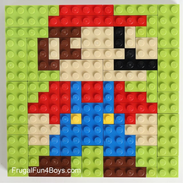 LEGO Mario Building Cards - Frugal Fun For Boys and Girls