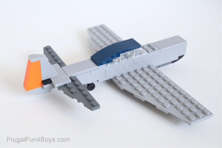 Build a LEGO WWII Mustang Plane - Frugal Fun For Boys and Girls