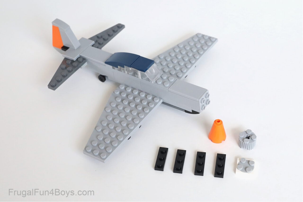 Build a LEGO WWII Mustang Plane - Frugal Fun For Boys and Girls