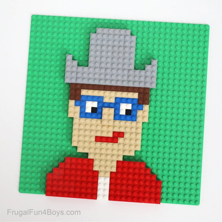 Three Ways to Build a LEGO Self Portrait - Frugal Fun For Boys and Girls