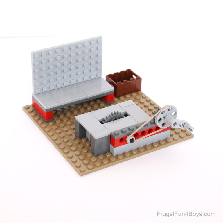 Build a LEGO Table Saw and Wood Shop - Frugal Fun For Boys and Girls