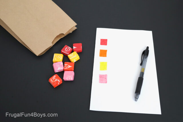 Candy Math! Probability Activity - Frugal Fun For Boys and Girls