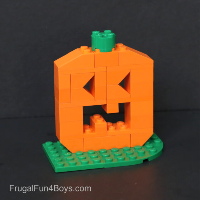 Build LEGO Jack O'Lanterns - Frugal Fun For Boys and Girls