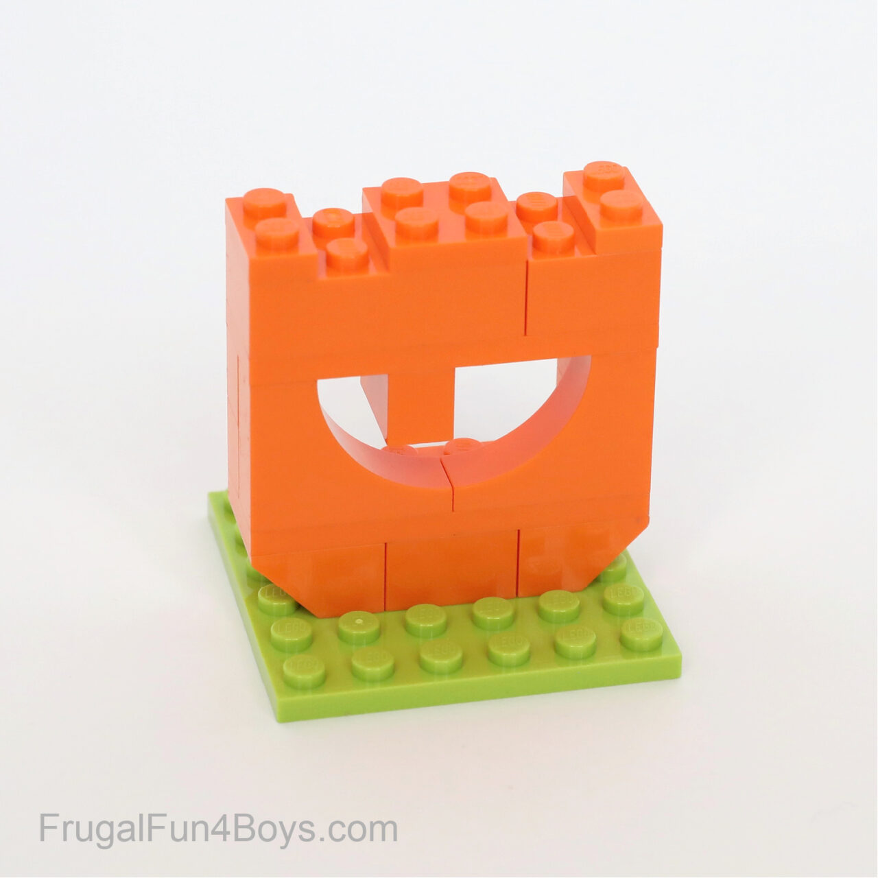 Build LEGO Jack O'Lanterns - Frugal Fun For Boys and Girls