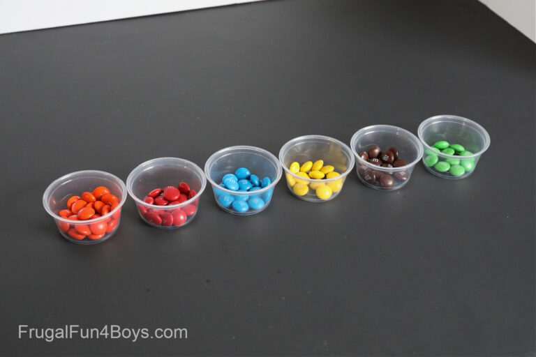 Elementary Math Activities with M&M's - Frugal Fun For Boys and Girls