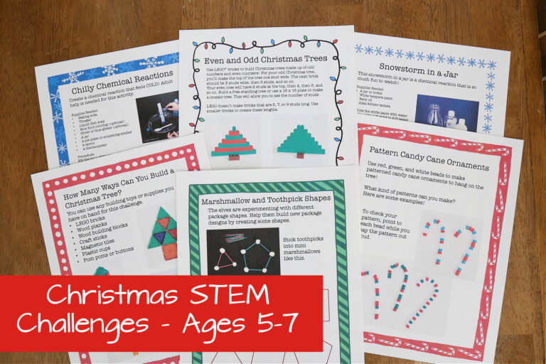 Christmas STEM Activities for Kindergarten and First Grade - Frugal Fun ...