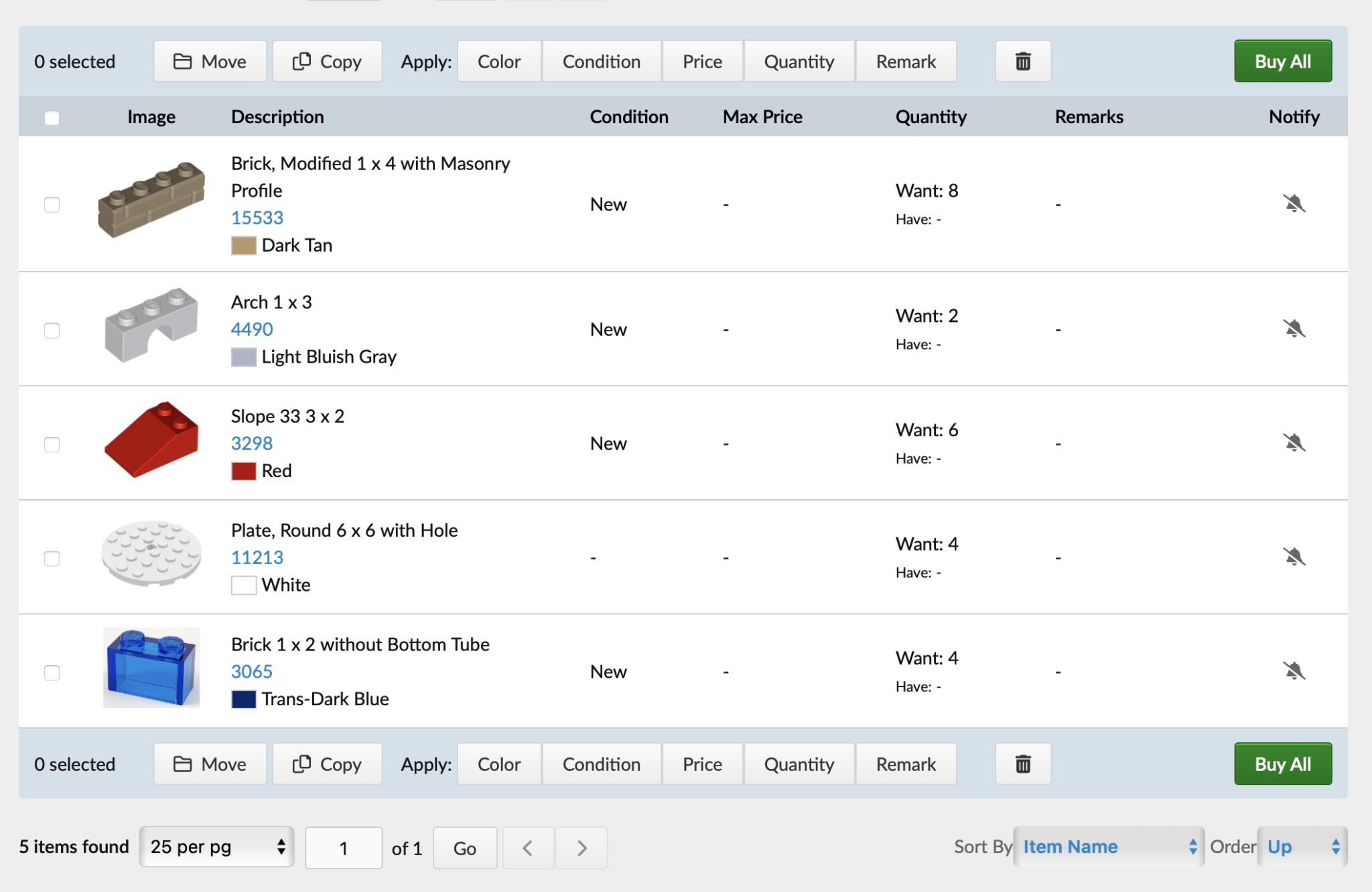 How to Buy Individual LEGO Bricks and Elements on BrickLink - Frugal ...