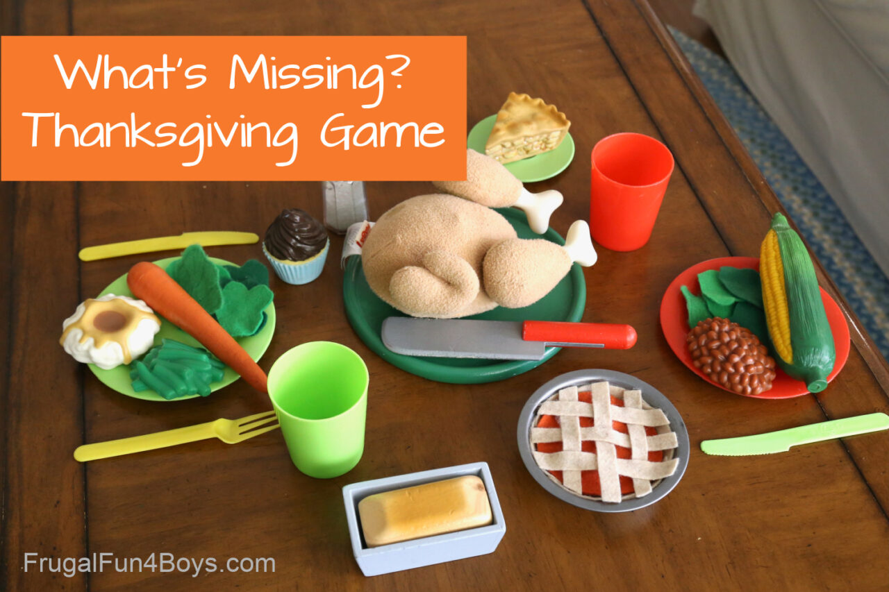 Easy Thanksgiving Games for Kids - Frugal Fun For Boys and Girls